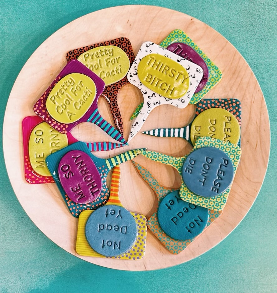 Plant Signs – Muse Clay Designs